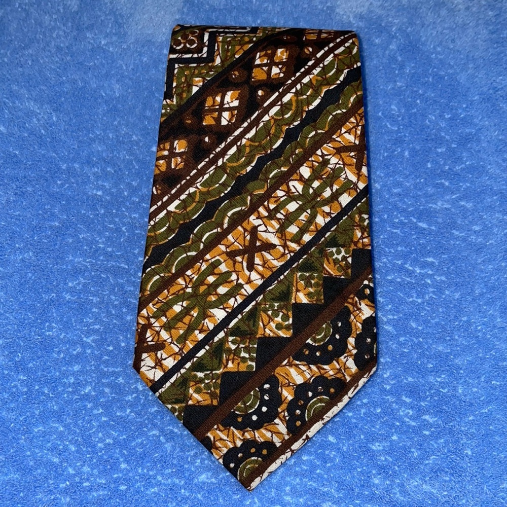 Vintage Kanaka Men’s Tie. Made In Hawaii. 100% Cotton. - Gem